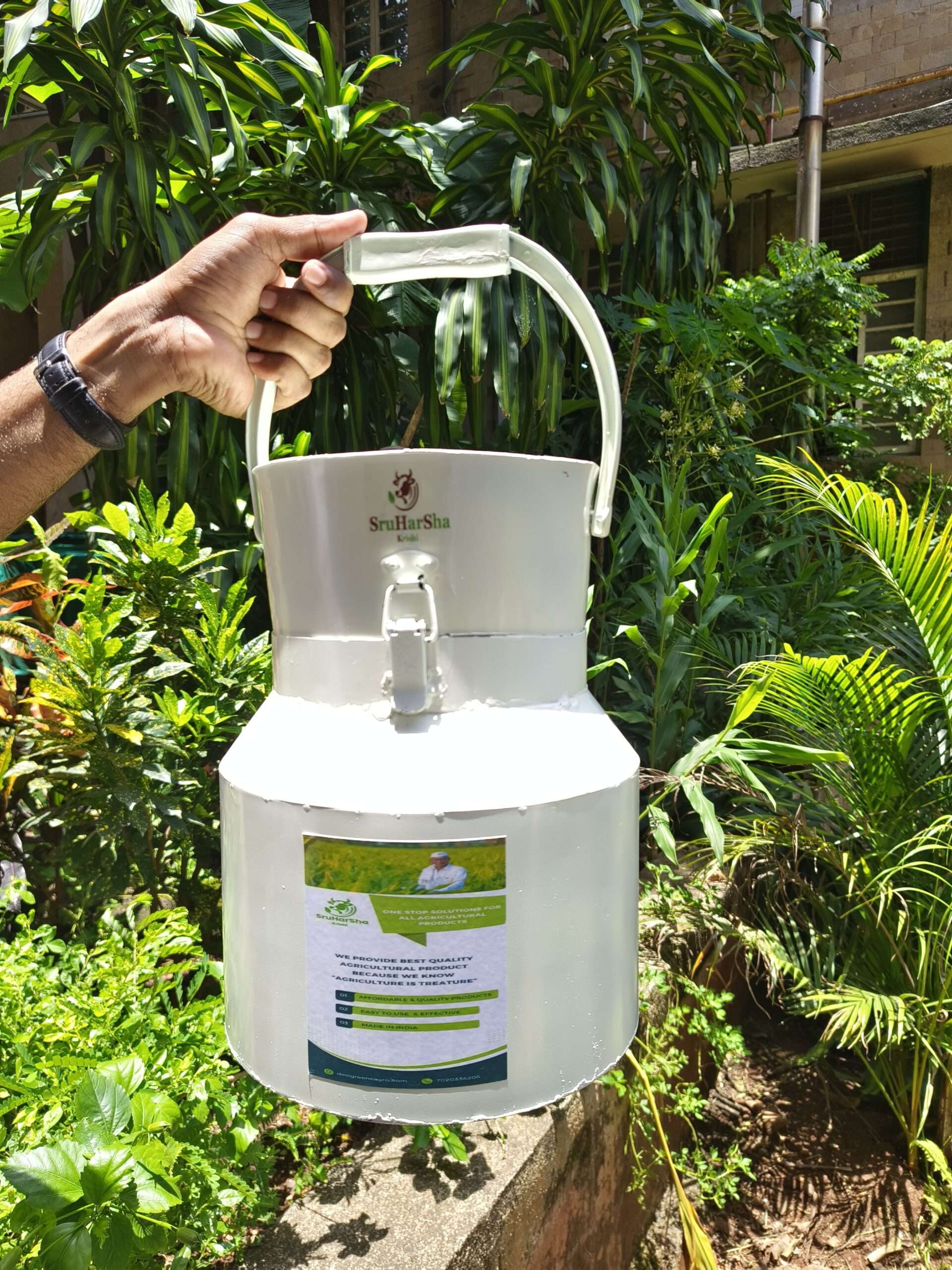 Zero Spillage Milking Can for Farmers - GIAN